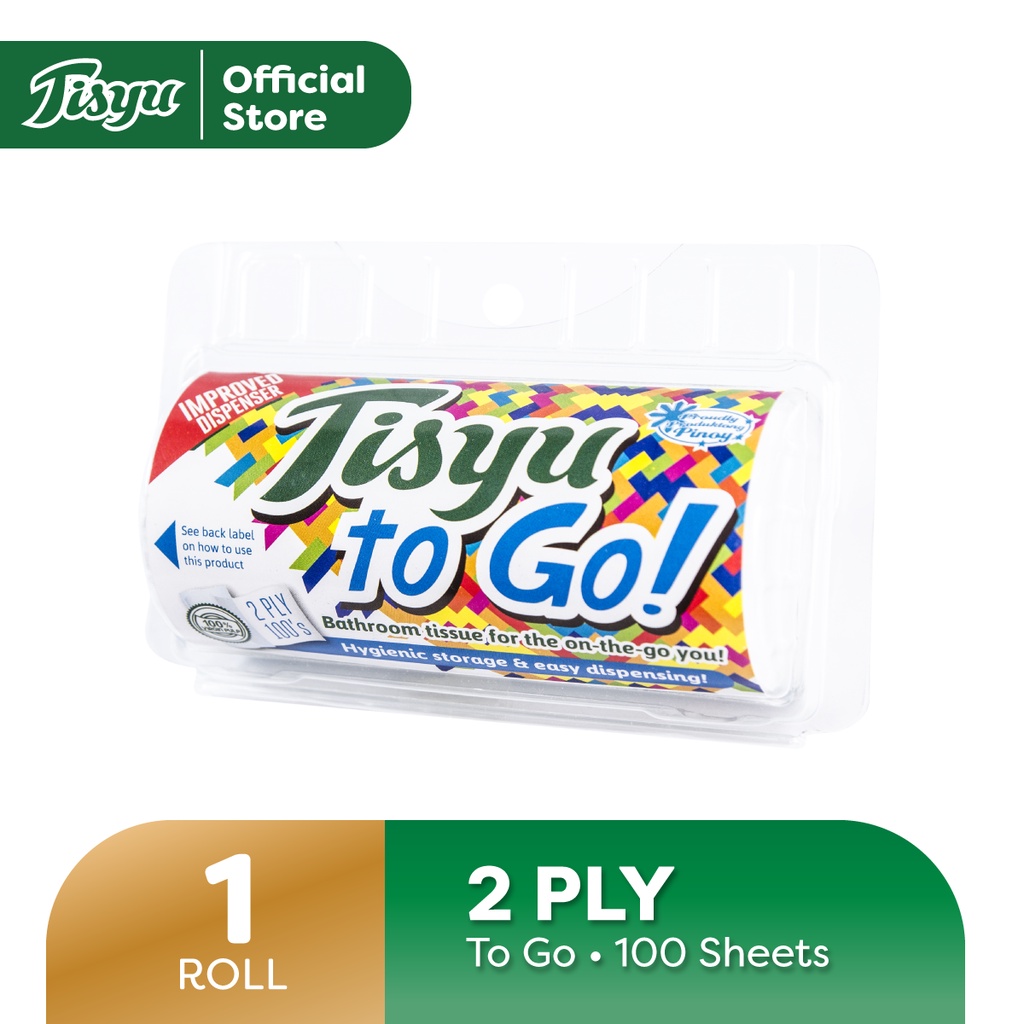 Tisyu to Go Bathroom Tissue - Solo Dispenser Pack | Shopee Philippines