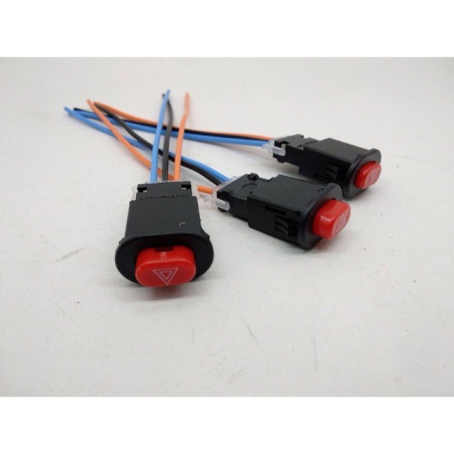 TOMBOL Hazard Turn Signal Switch sen hazard universal hazard Button For ...