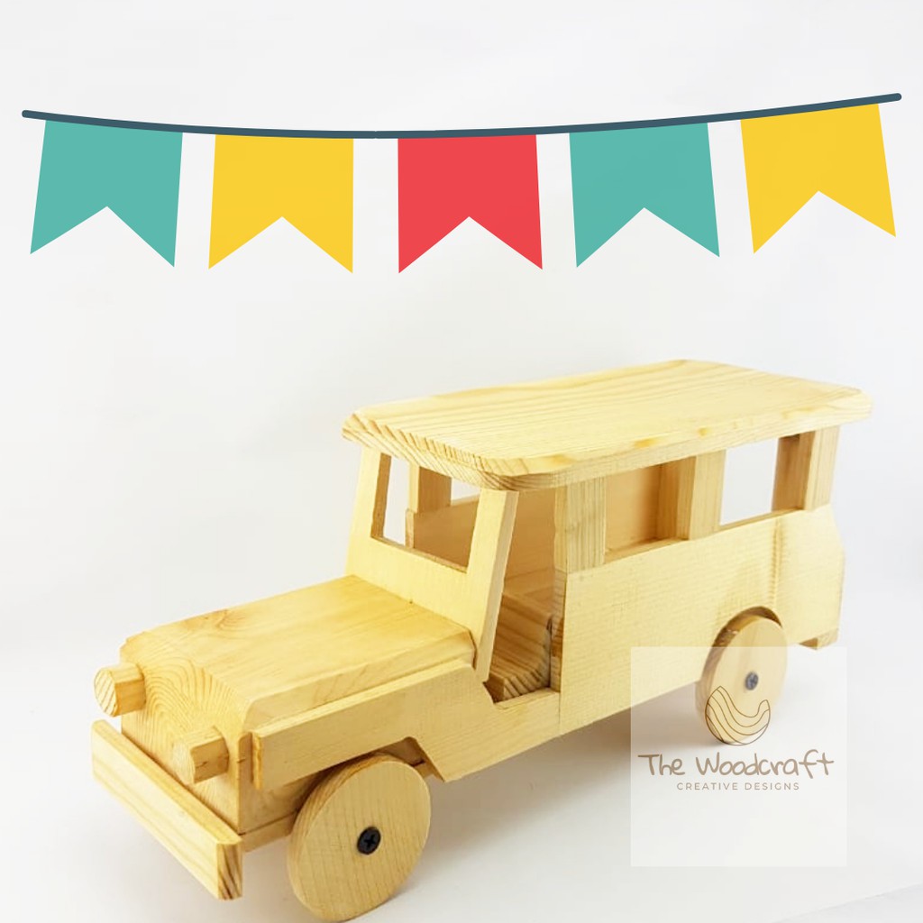 Wooden Jeepney "King of the Road" | Souvenir Decor | Shopee Philippines