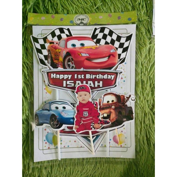 cars theme cake topper | Shopee Philippines