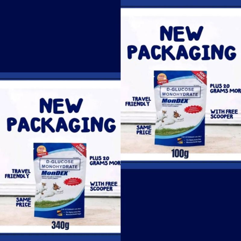 MonDex Water Soluble Powder Energy Supplement (D - Glucose Monohydrate ...