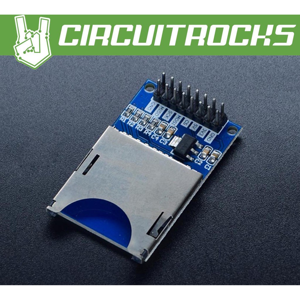 Circuitrocks Sd Card Socket Module Arduino Compatible Shopee Philippines