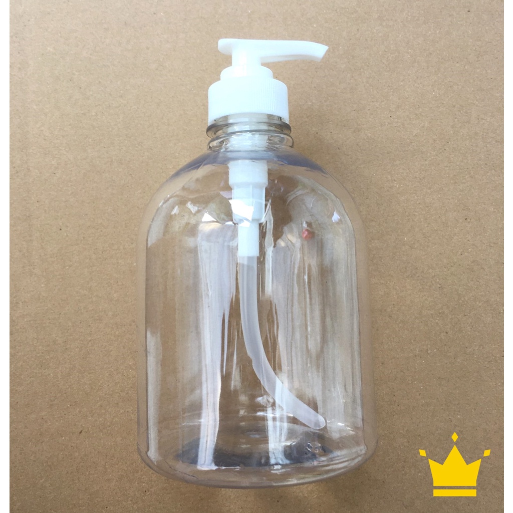 500 ml Pump Bottle - Bell / Dome Shaped with Pump Dispenser | Shopee ...