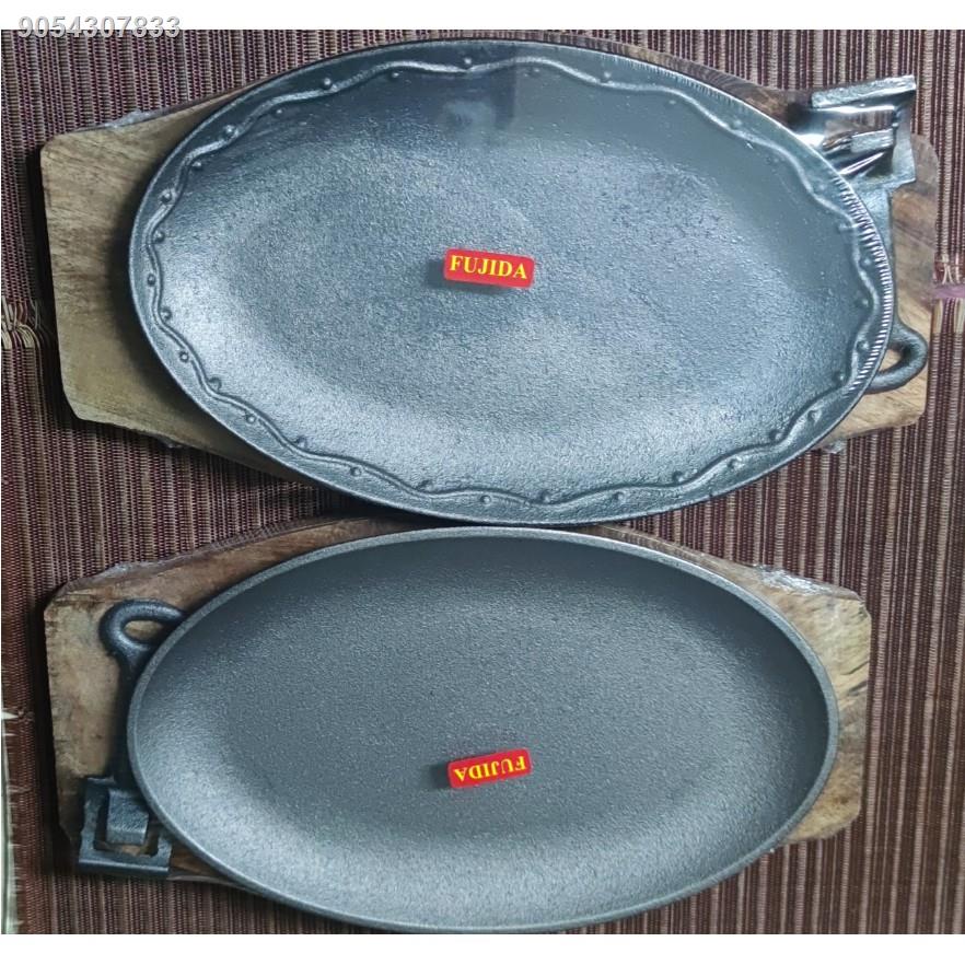 SRDFSED10.2☈Sizzling Plate Oval with Handle (Arabic or Plain Design ...