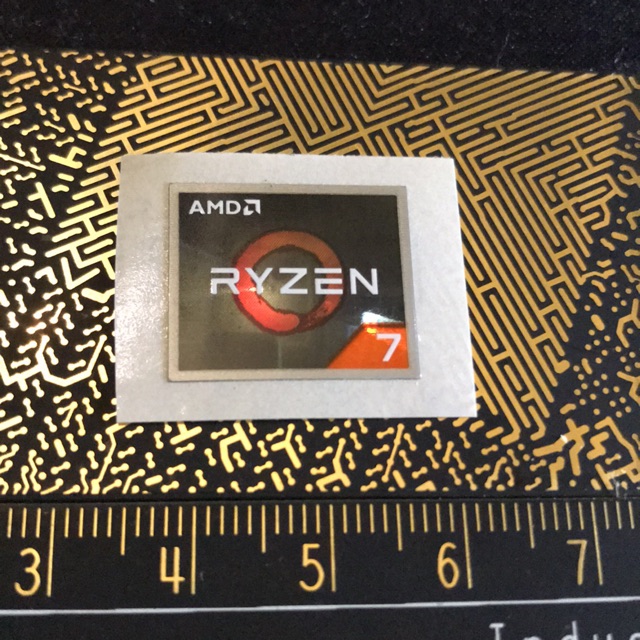 Sticker AMD Ryzen 7 ori | Shopee Philippines