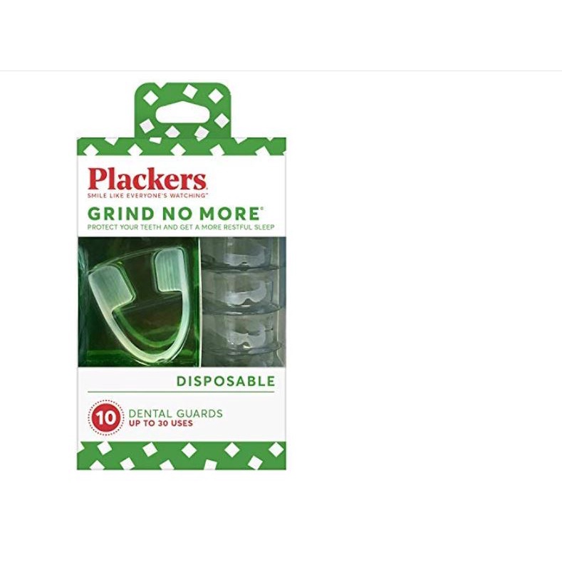 Plackers Grind No More Dental Night Guard for Teeth Grinding Disposable ...