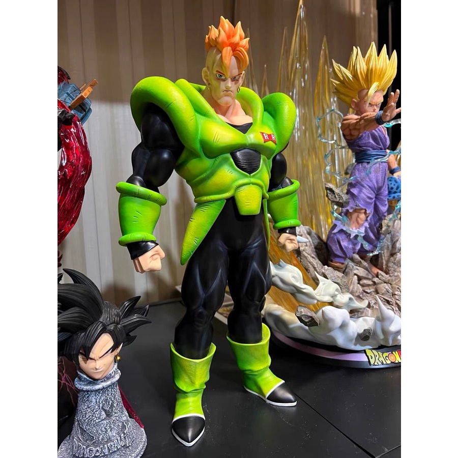 DBZ Japanese Anime Characters ANDROID #16 1/6 Real Shot GK Resin Statue ...