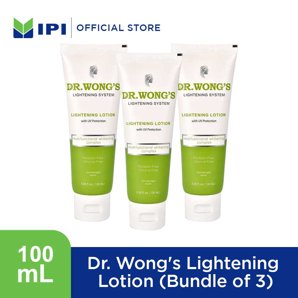 Dr. Wong's Lightening Lotion 100ml [Bundle of 3] | Shopee Philippines