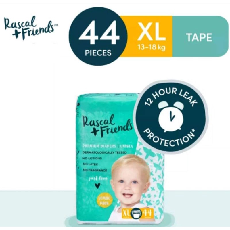 Rascals+Friends Tape Jumbo Pack XL (13-18kgs) | Shopee Philippines