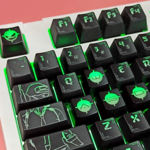 5PCS WASD Keycap Backlight Personality Used For Mechanical Keyboard ...