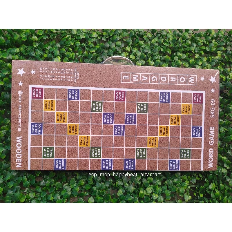 Wooden Scrabble Board Game, Word Game for Adults and Kids Ages 10 and ...
