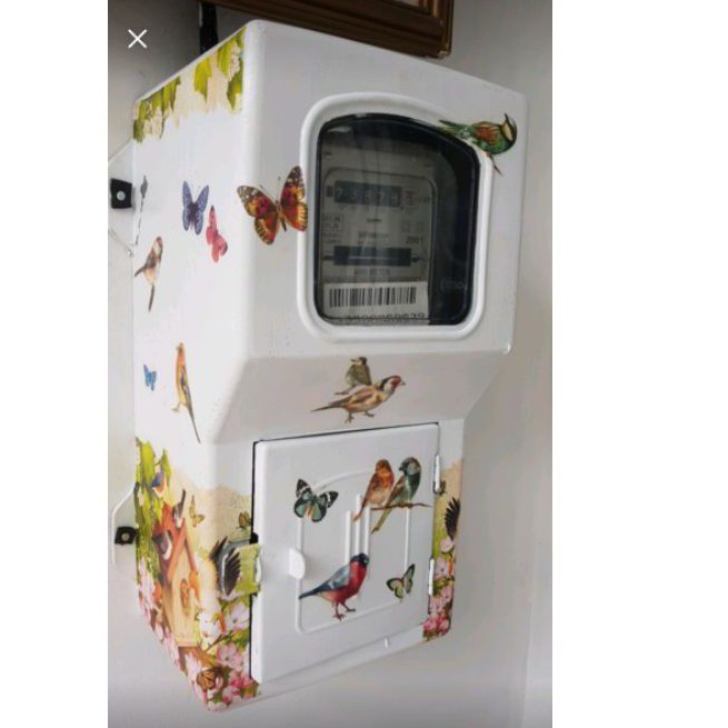 Postpaid Electricity Meter box/Distance Can custom Color box | Shopee ...
