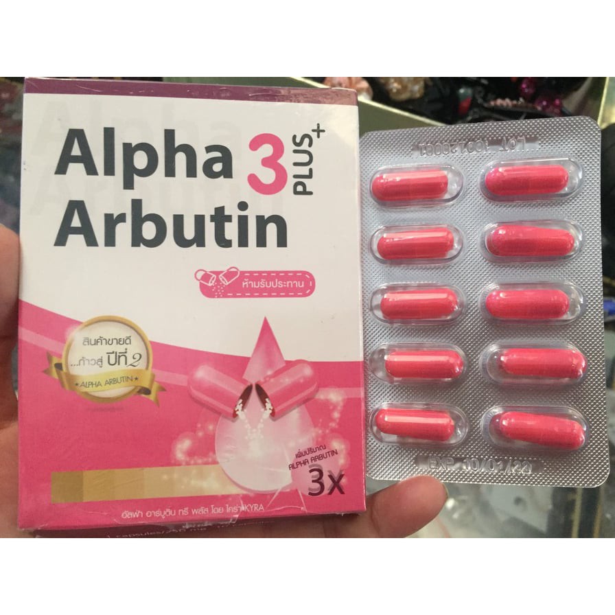 Alpha Arbutin 3 Plus+ Whitening Powder Tablets [1 blister pack of 10 ...