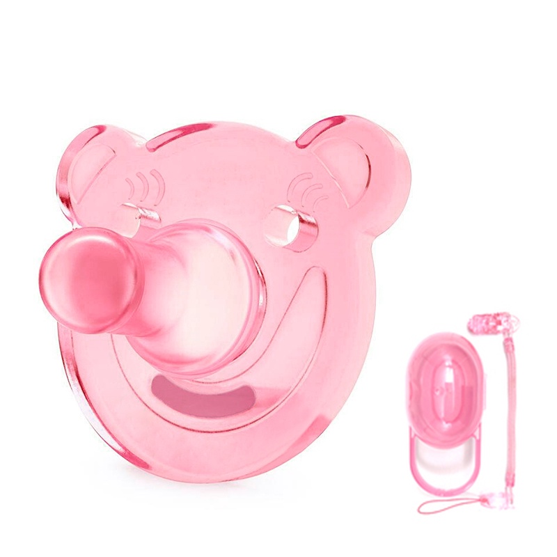 Baby Soother Silicone Newborn Baby Pacifier Nipple Infant Kids Silicone ...