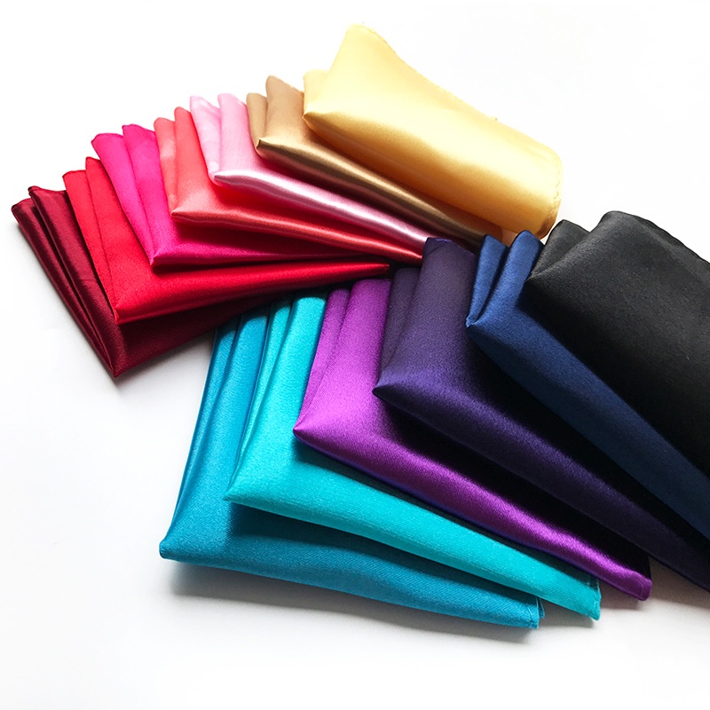 EFAN High Quality Fashion Men's Solid Color Pocket Square Towel ...