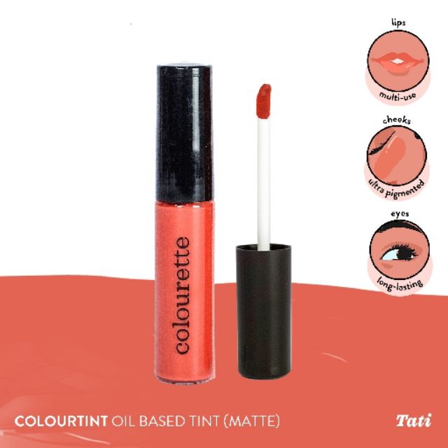 Colourette Colourtint in TATI (sunset orange MATTE) | Shopee Philippines