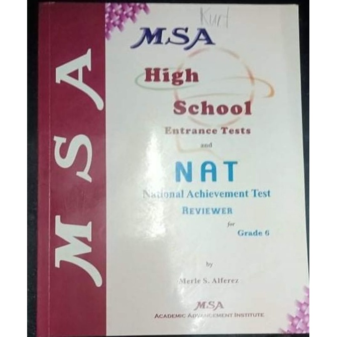 MSA NAT Highschool Reviewer | Shopee Philippines