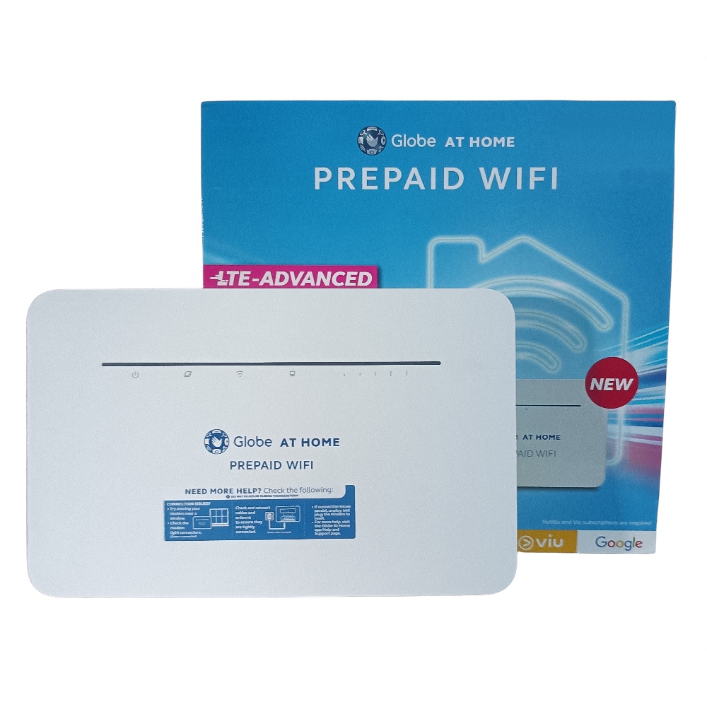 Globe at Home CAT7 LTE-Advanced Prepaid WiFi Router Modem FREE! 50GB ...
