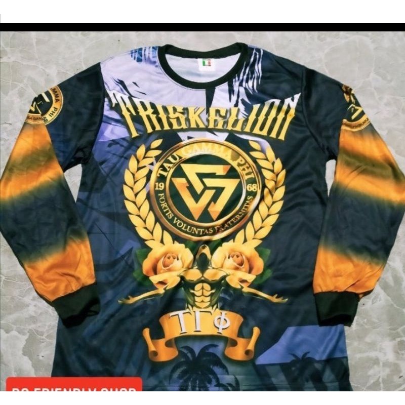 TAU GAMMA TRISKELION LONG SLEEVE FULL SUBLI HIGH QUALITY | Shopee ...