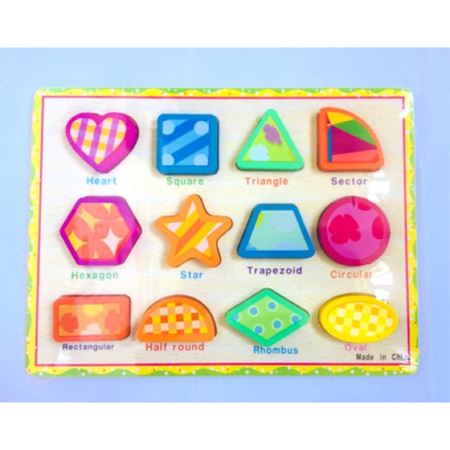 CHUNKY SHAPE PUZZLE BOARD | Shopee Philippines