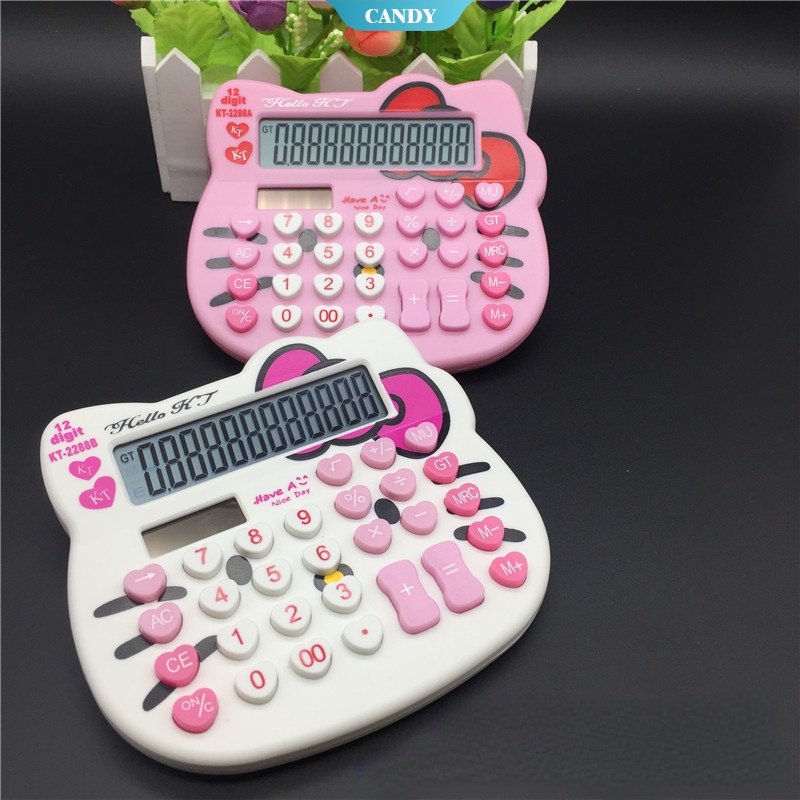 Kawaii Hello Kitty Calculator Standard Function Calculator, Solar ...