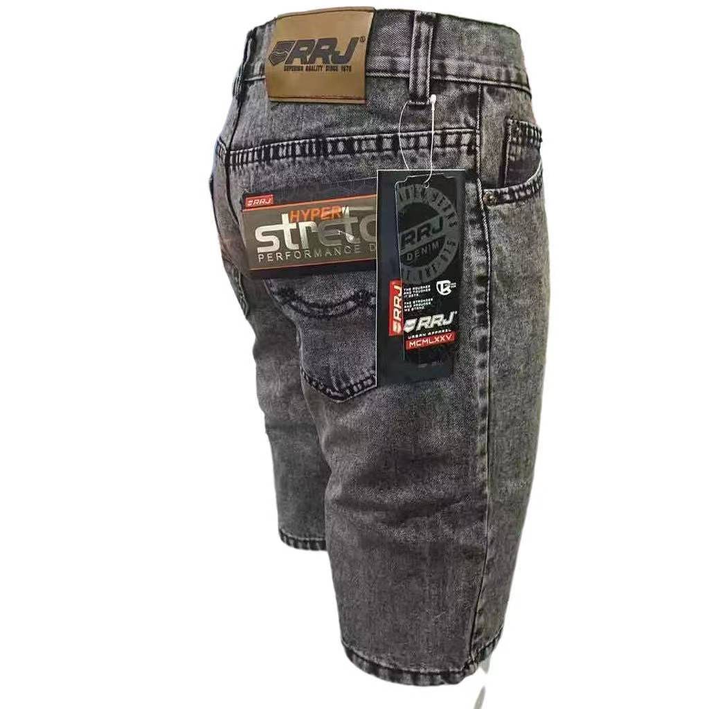 MEN SHORTS FASHION RRJ Grey and Dark blue short denim maong shorts for ...
