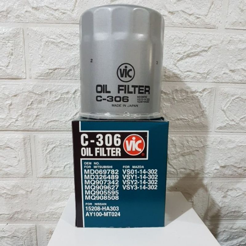C-306 VIC Oil Filter Made in Japan (Original) | Shopee Philippines