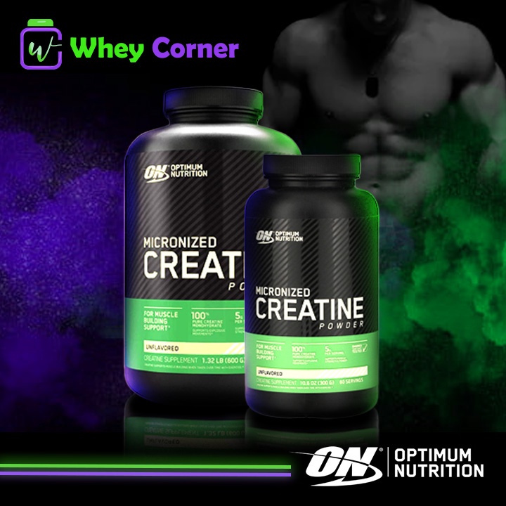 Optimum Nutrition Micronized Creatine (600g) with ON Authenticity ...