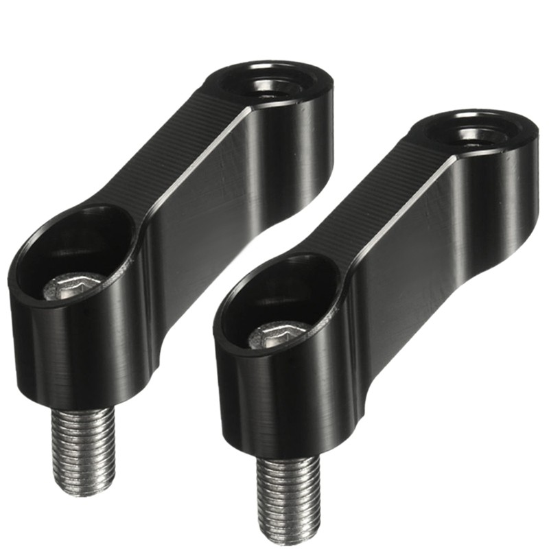 CNC Universal Aluminum 10Mm Motorcycle Mirror Mount Riser Extenders ...