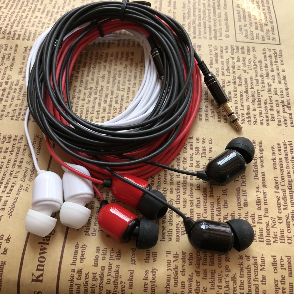 3 Meter Long 3.5mm Wired Headset / Fit For Anchor Broadcast Live Sound ...