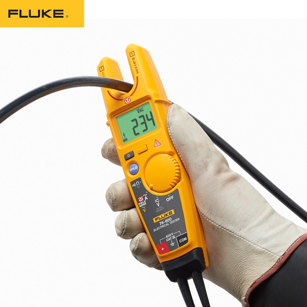 Fluke T6-600 Clamp Meter Continuity Current Electrical Tester Non ...