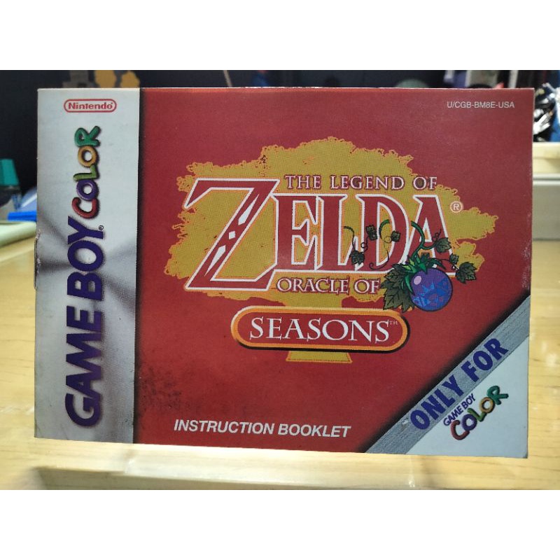Nintendo Game Boy Color Game Instructions Booklet - Pokemon/Zelda ...