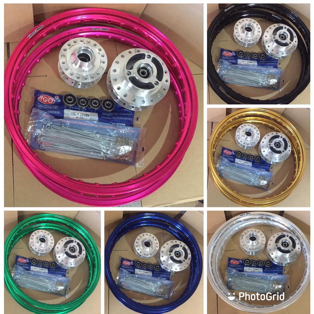 RIM SET RAIDER 150(VANZBO RIM/TAKASAGO RAYUS) | Shopee Philippines