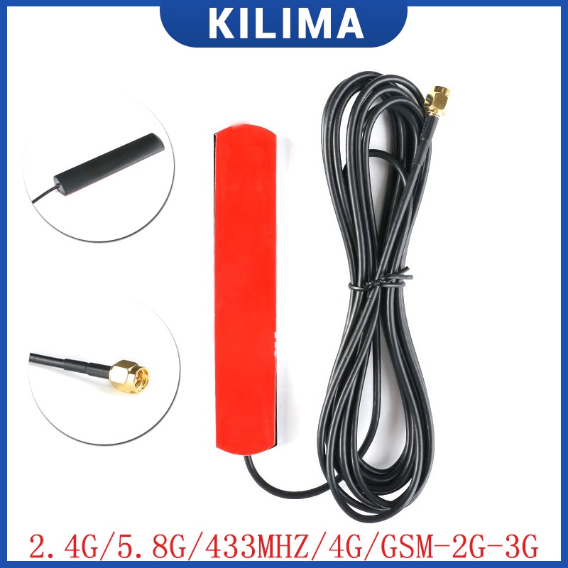 2.4G 5.8G 433MHz 4G GSM Antenna SMA Male Connector 8dbi Gsm Aerial ...