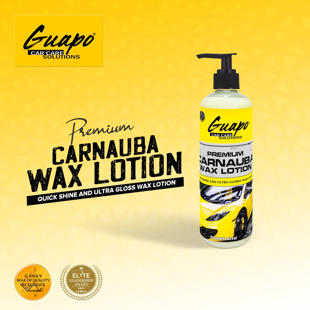 Guapo Car Care Motor Care Premium Carnauba Wax Lotion / Carnauba Wax ...