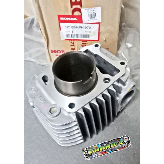 Genuine honda cylinder block for xrm 125/wave 125 std (12100-KPH-970 ...