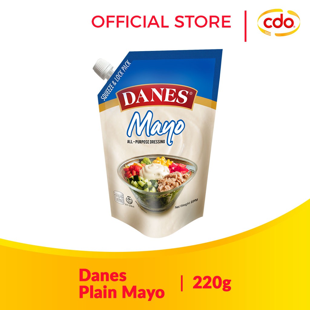 DANES Mayo Dressing 220g (Pouch) Plain | Shopee Philippines