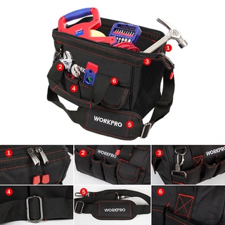 Workpro 12/14/16/18 Inches Tool Bag Travel Multifunctional Bags ...