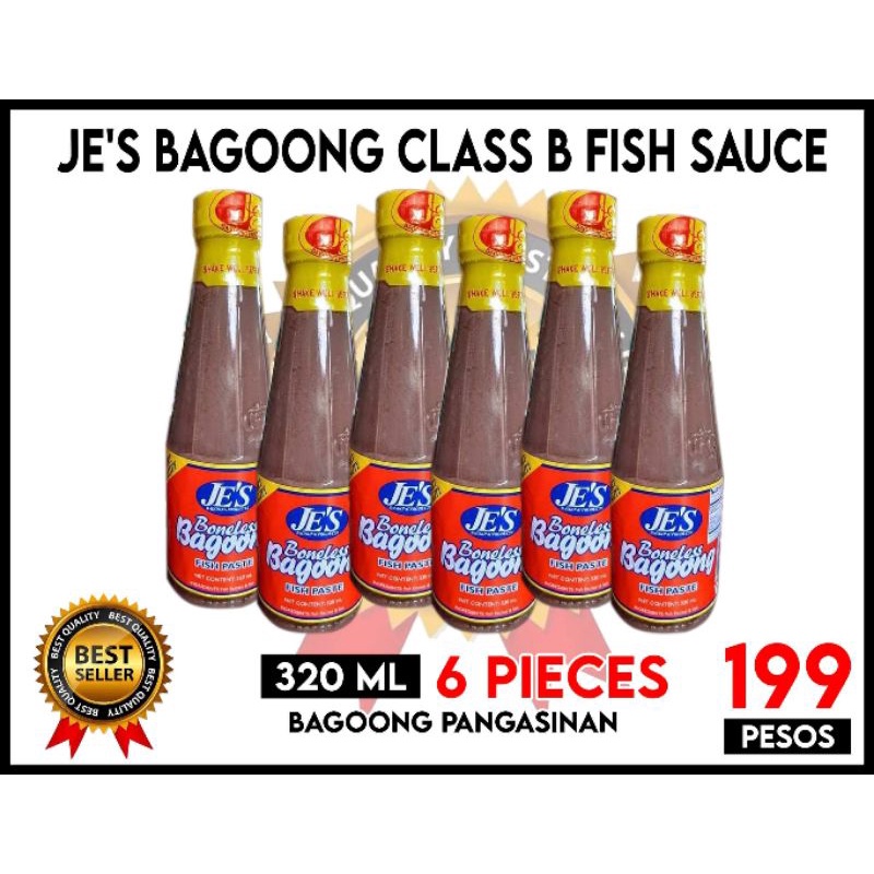 Bagoong Pangasinan 320ML (Bundles of 6Pcs) | Shopee Philippines