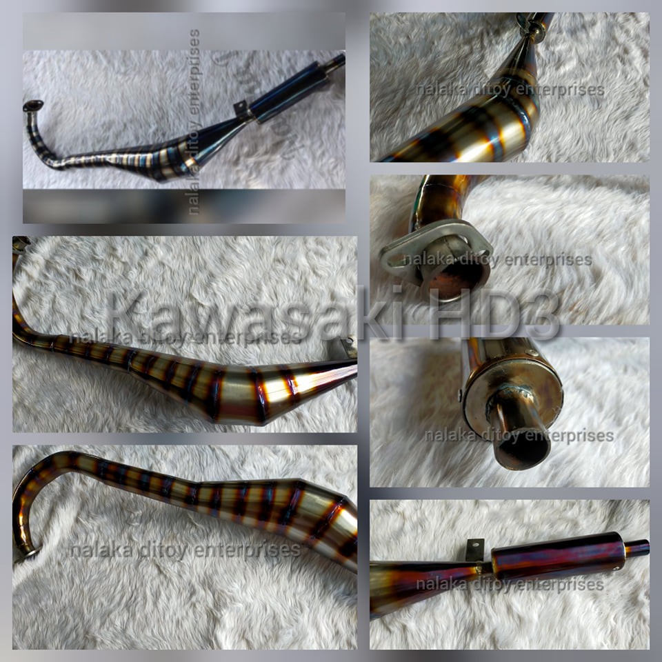 KAWASAKI HD3 2 TONE tune PIPE | Shopee Philippines