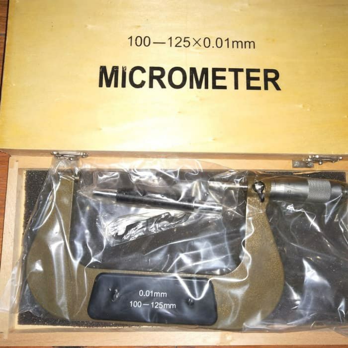 (b2t) Outside Micrometer Distance 100-125 mm Resolution 0.01 mm ...
