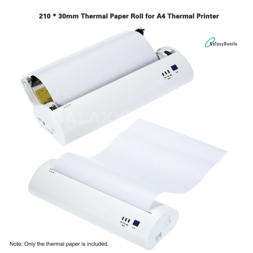 GalaxyDanilo Ready Stock A4 Thermal Paper White Blank Paper Roll 210 ...