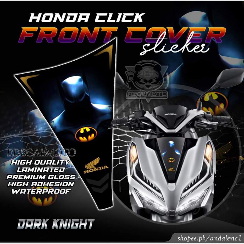 HONDA CLICK V2 FRONT COVER DECAL STICKER | Shopee Philippines