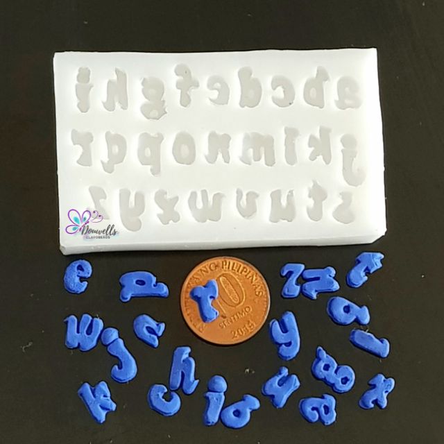 TRACIE MINI ALPHABET MOLD LOWER CASE LETTER SILICONE | Shopee Philippines