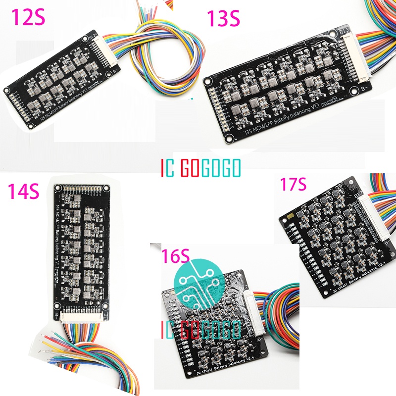 1.2A Balance Li-ion Lifepo4 Lithium Battery Active Equalizer Balancer Inductance Energy Transfer ...