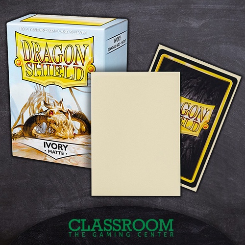 Dragon Shield Sleeves - Ivory Matte : 100 Standard Size | Shopee ...