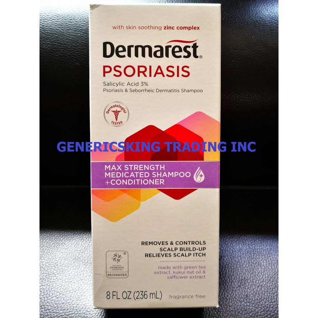 Dermarest Psoriasis Shampoo and Conditioner 236ml | Shopee Philippines
