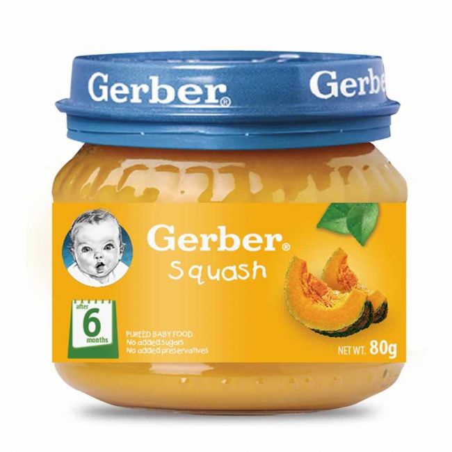 Gerber First Food Squash 80g | Shopee Philippines