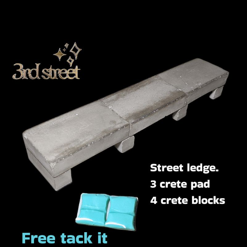 Fingerboard concrete ledge by 3rdstreet ramps. | Shopee Philippines