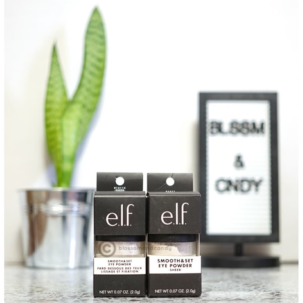 [AUTHENTIC] ELF Smooth & Set Eye Powder Sheer 2.0g | Shopee Philippines